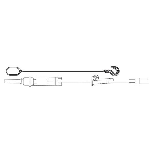 Baxter Healthcare IV Administration Set Clearlink 37" 10 Drops/mL 48/C ...