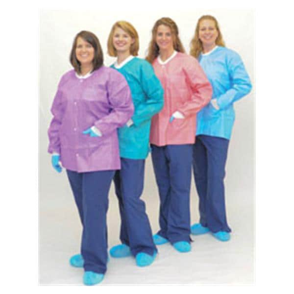 First Medica Jacket Lab MedFlex Premium Disposable Cotton Like Fabric ...