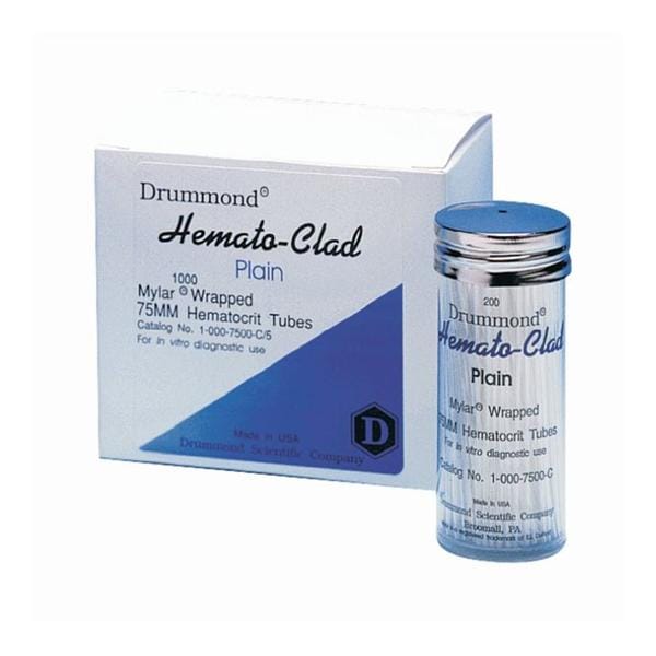 Fisher Scientific Co. HEMATO-CLAD Mylar Hematocrit Plain Tube Mylar Wr ...