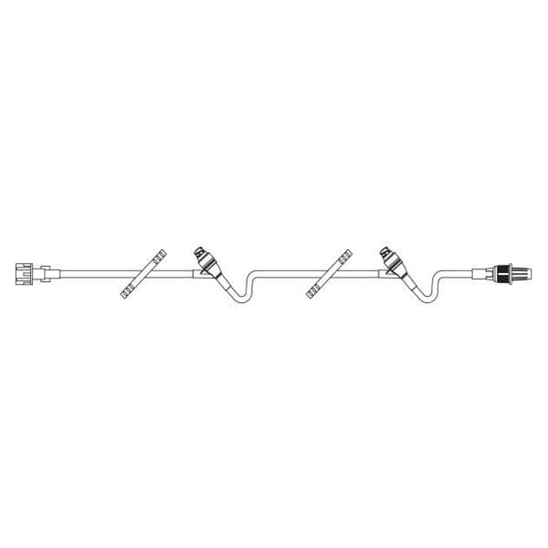 Baxter Healthcare IV Extension Set 20" Male Luer Lock Adapter/Retracta ...