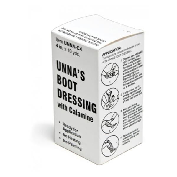 Graham Bandage Unna Boot Zinc Paste/Calamine 4"x10yd 12/Bx - Field/Eve ...
