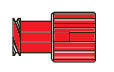 CODAN COMBI-LOCKMale/female luer-lock plug, red color – Medute