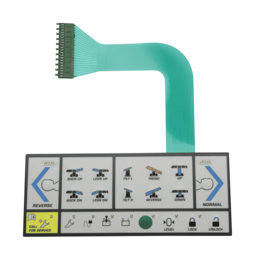 Hillrom Membrane Keypad MARS 2.X USA - 1368395 – Medute