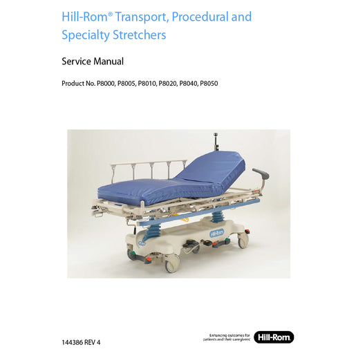 Hillrom Service Manual, Stretcher, English - 144386 – Medute