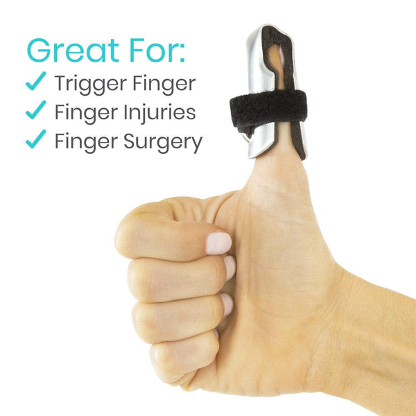 ALUMINUM FINGER SPLINTS, 3 LENGTHS, FOLD OVER DESIGN W/FOAM PADDING, 3 ...